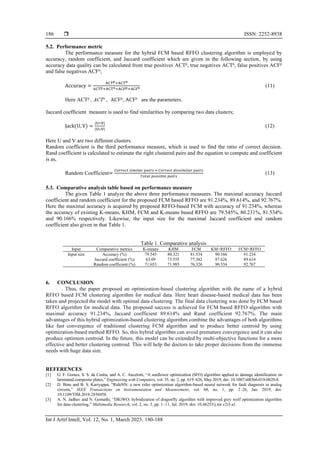 Fuzzy C-means clustering on rainfall flow optimization technique for medical data | PDF