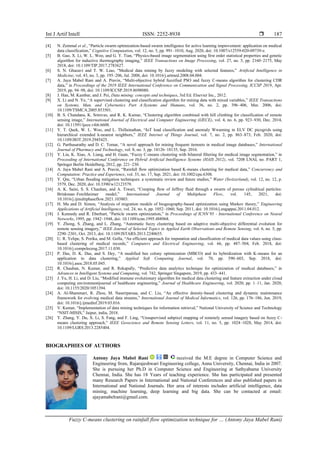 Fuzzy C-means clustering on rainfall flow optimization technique for medical data | PDF