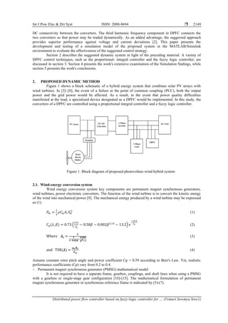 Distributed power flow controller based on fuzzy-logic controller for solar-wind energy hybrid ...