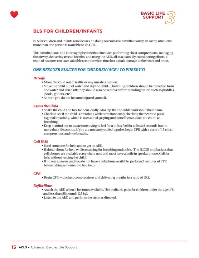 ACLS Handbook, Advanced Cardiac Life Support | PDF