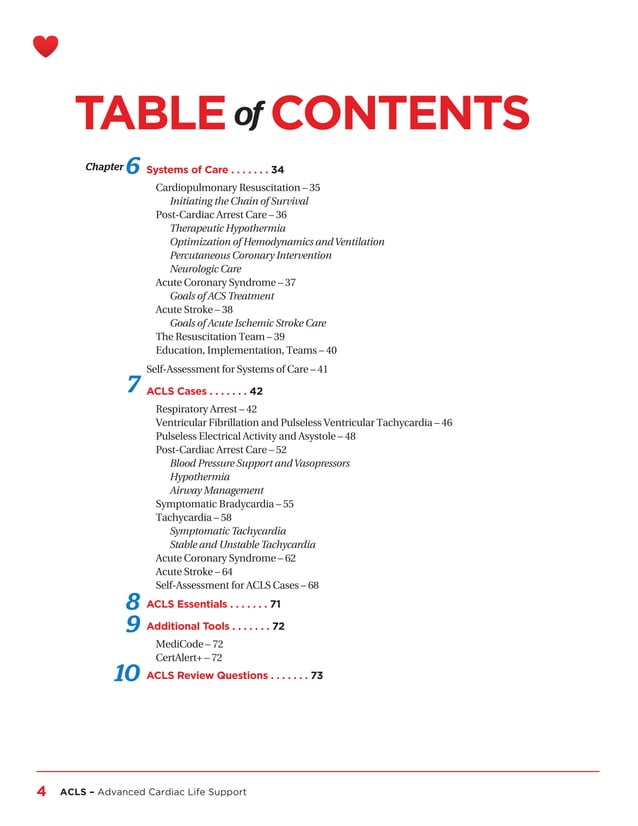 ACLS Handbook, Advanced Cardiac Life Support | PDF
