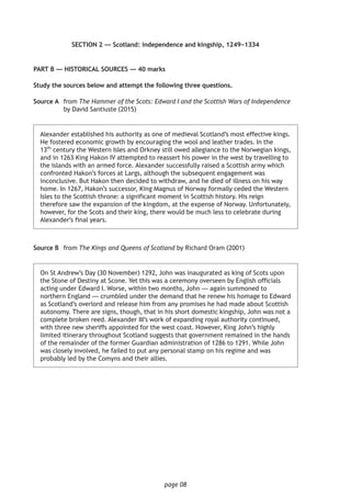 Advanced Higher History exam - 2021 | PDF