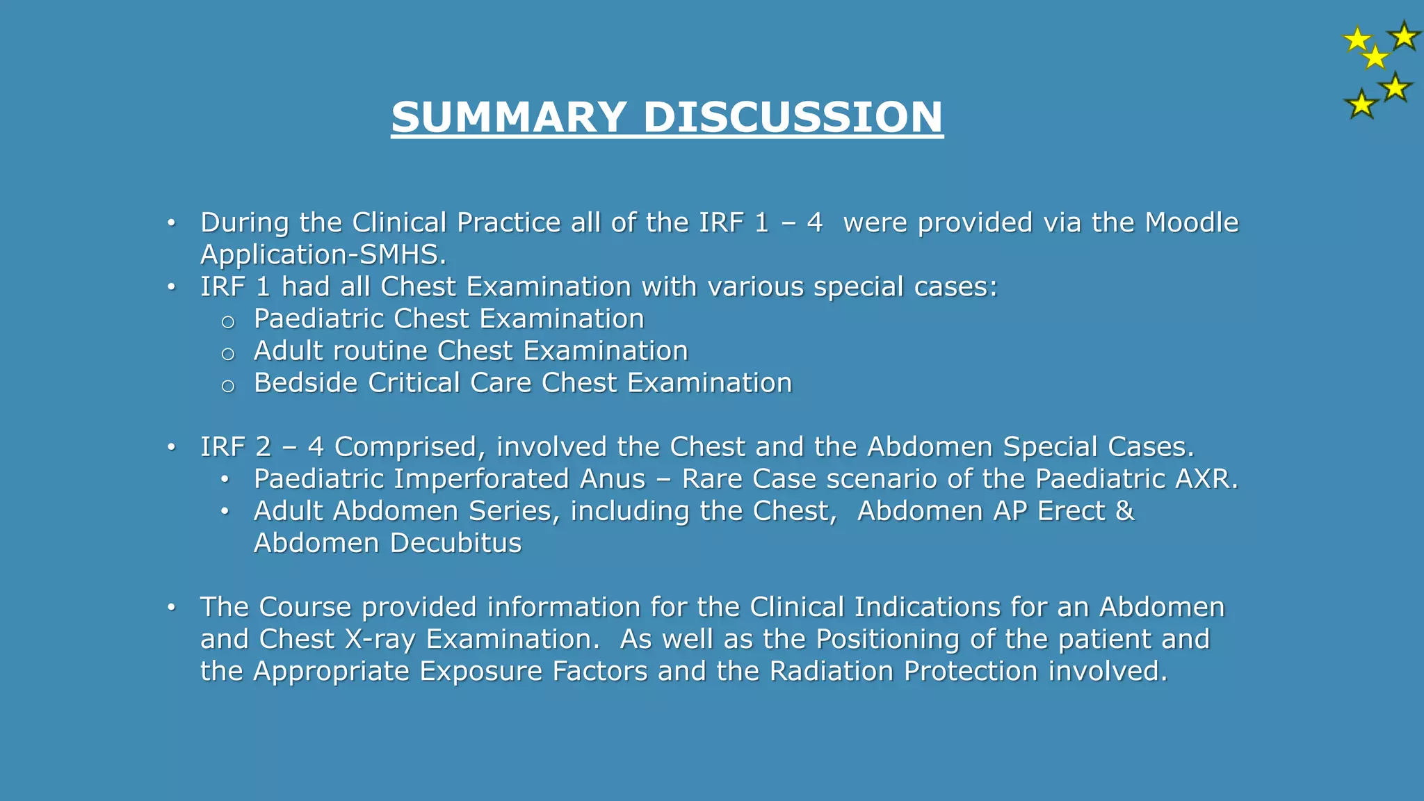 IMAGING REQUEST FORMS IRF ANALYSIS 2021 | PPTX