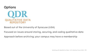 Cleaning Quantitative Data and Coding Qualitative Data | PPT