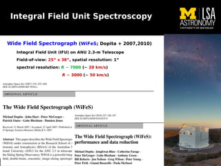 Chemical Compositions of [WR] Planetary Nebulae based on IFU ...
