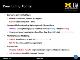 Non-equilibrium Photoionization and Hydrodynamic Simulations of ...