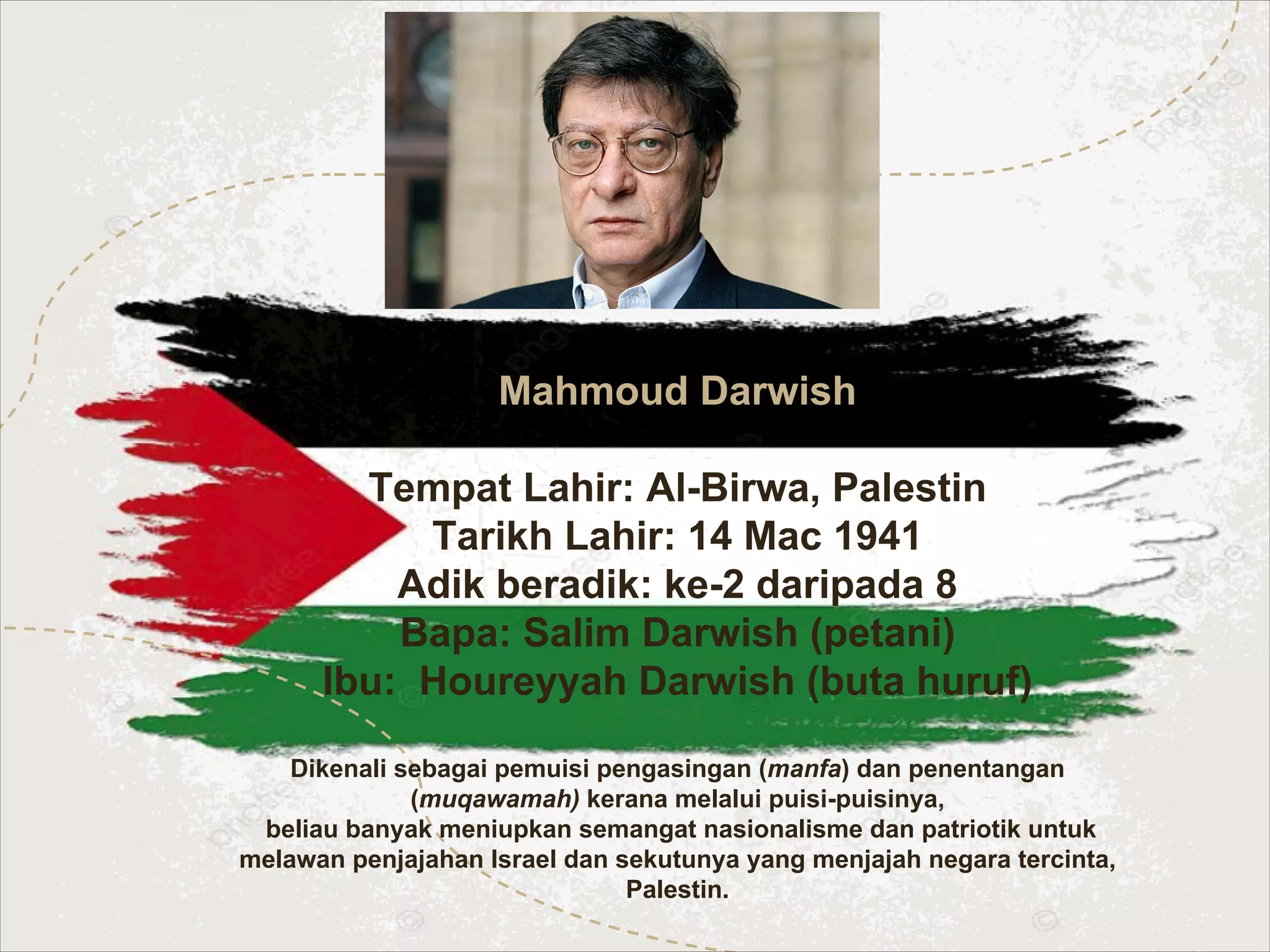 Mahmoud Darwish: Perintis Puisi Penentangan Palestin | PDF