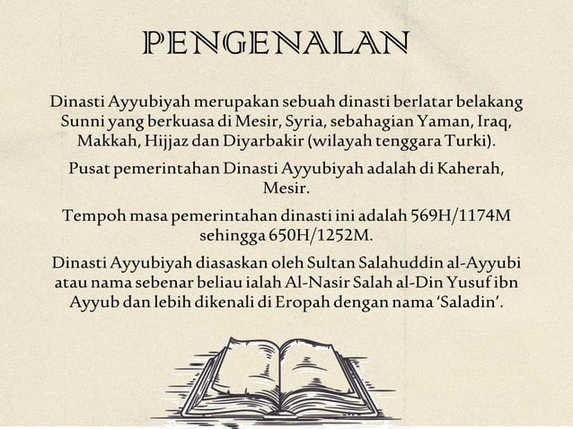 Kegemilangan Dinasti Ayyubiyah ketika Zaman Pemerintahan Sultan ...
