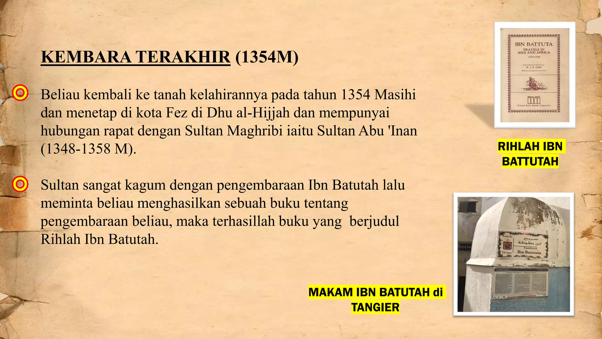Kebitaraan Tokoh dalam Tamadun Islam: Tokoh Ibn Batutah | PPT