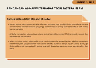 Pandangan Sayyid Abu al-Hasan 'Ali al-Nadwi terhadap Teori Sastera ...