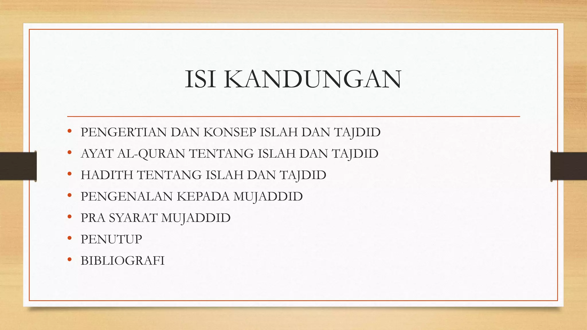 Pengenalan Konsep Islah dan Tajdid dalam Islam | PDF