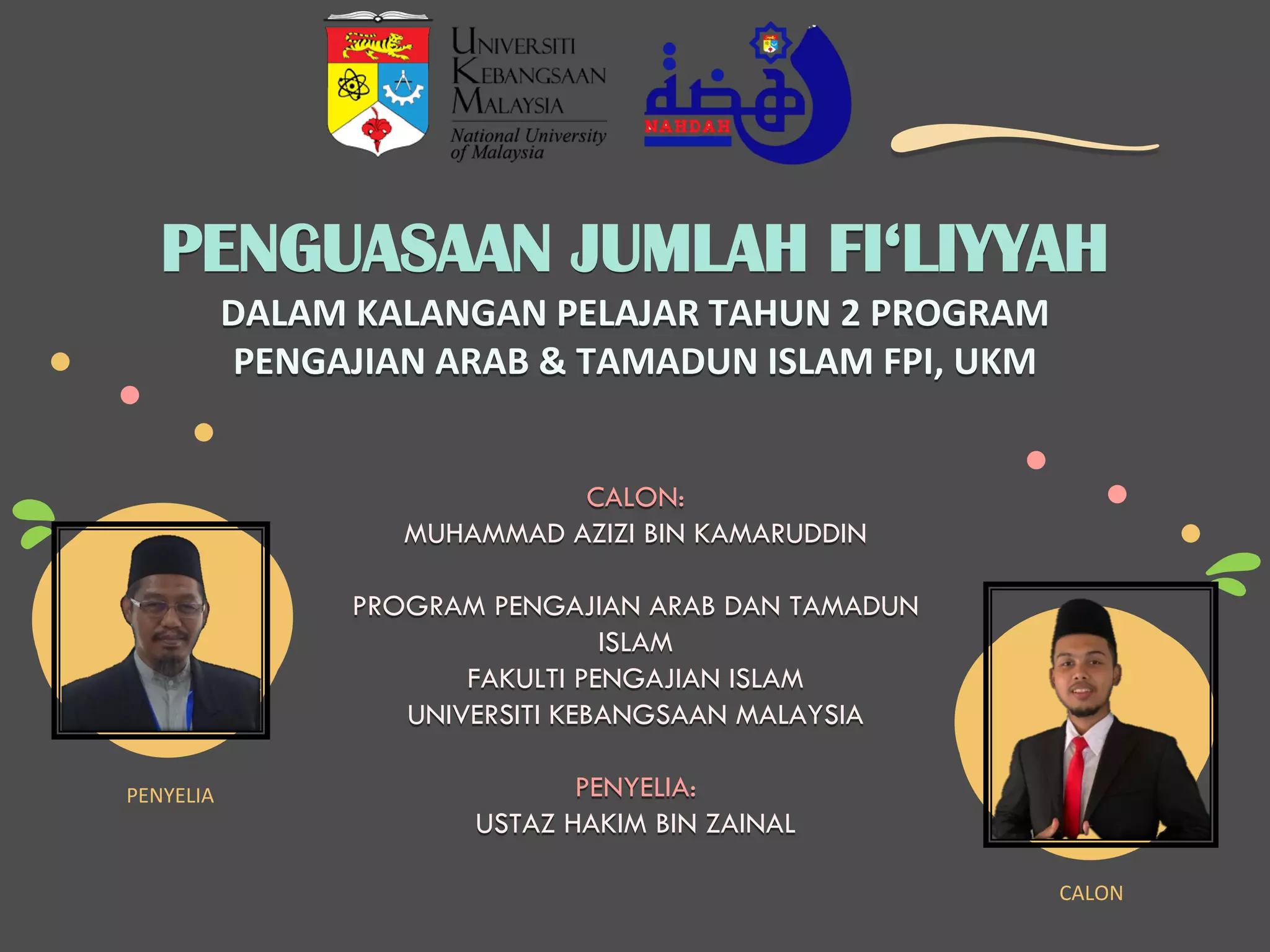 Penguasaan Jumlah Fi'liyyah dalam Kalangan Pelajar Tahun 2 Program ...