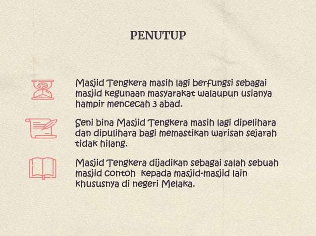 Sejarah Penubuhan Masjid Tengkera dan Peranannya dalam Perkembangan ...