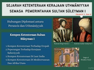 Sejarah Ketenteraan Uthmaniyyah pada Zaman Pemerintahan Sultan Suleyman ...