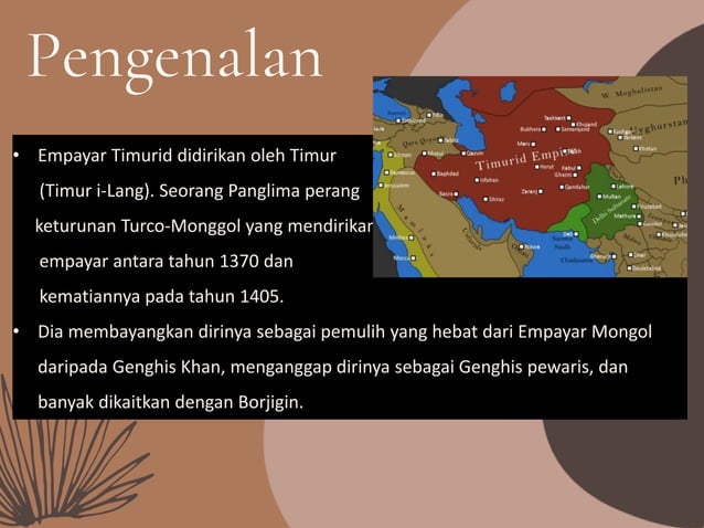Dinasti Timurids (1370-1507) | PDF
