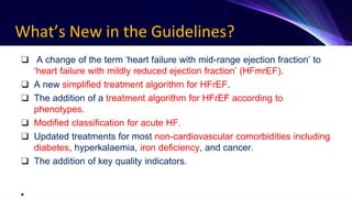 2021 ESC Guidelines for Heart Failure - What's New and How much to ...