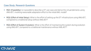 AML4DT: A Model-Driven Framework for Developing and Maintaining Digital Twins with AutomationML ...