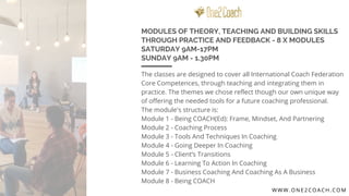 Being Coach(ed) - Essential Coaching Skills, Program Description | PPT