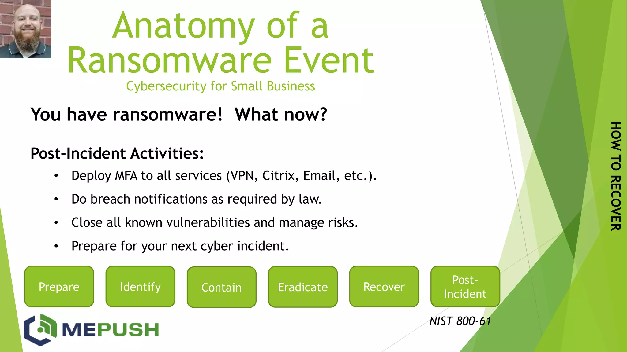 Anatomy of a Ransomware Event | PPT