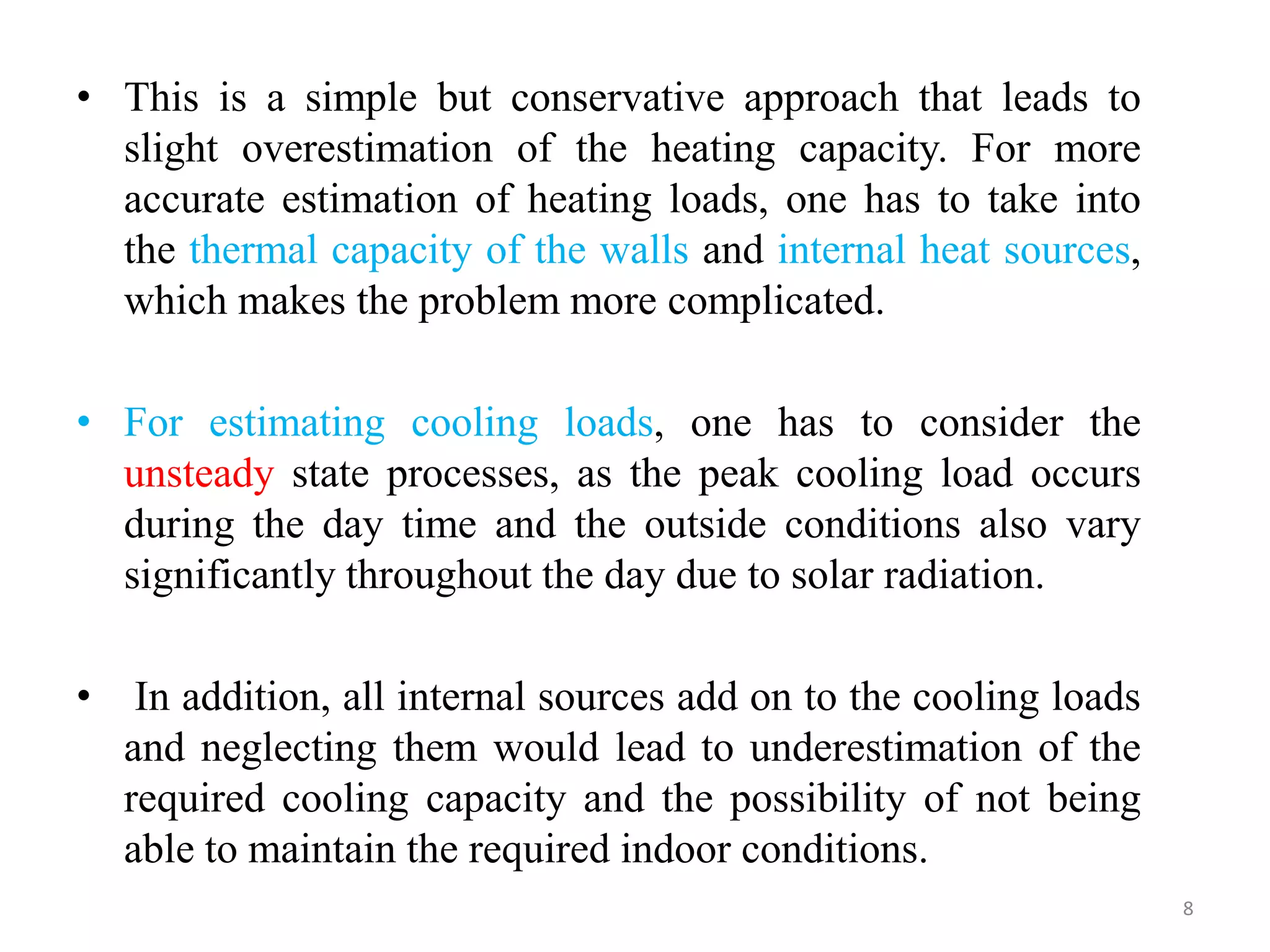 2021 heating and cooling loads | PPTX