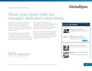 2021 Higher Education Media Kit | GlobalSpec | PPT