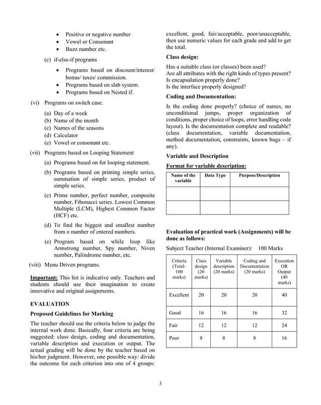 2021 icse reducedsylabiix-computer applications | PDF