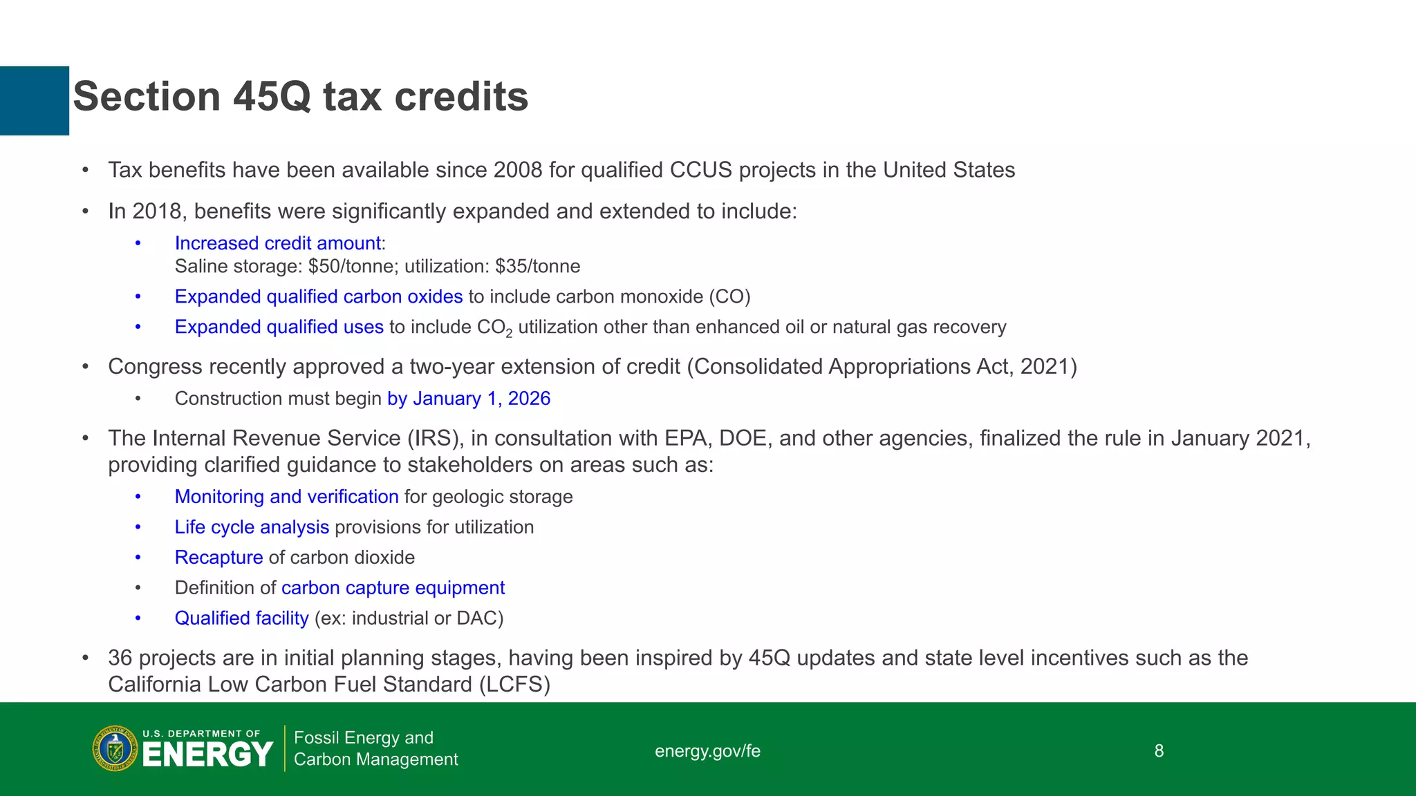 Development of Carbon Capture, Utilization, and Storage (CCUS) in the ...