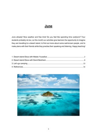 June 2021 - Cambridge English Teachers Activities | PDF