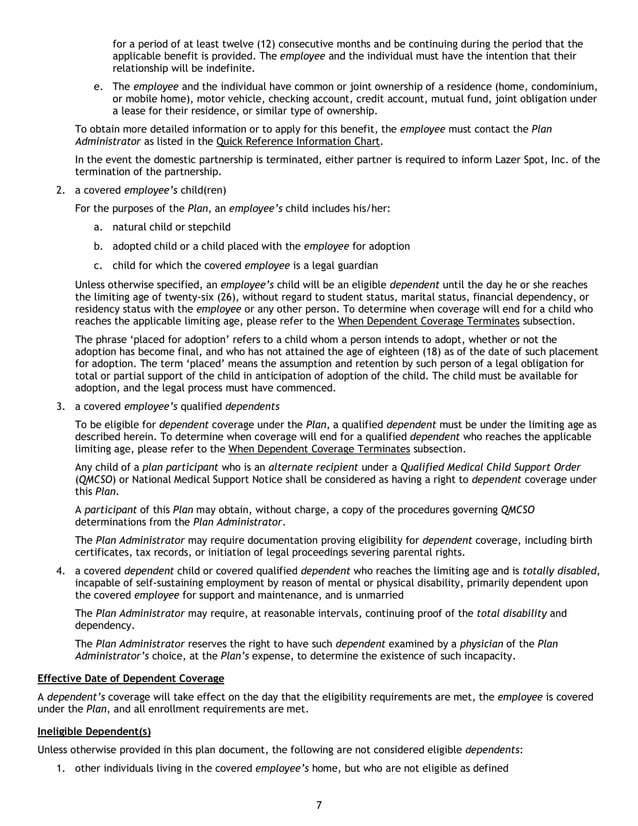 2021 lazer spot medical plan document and spd | PDF | Health Insurance ...