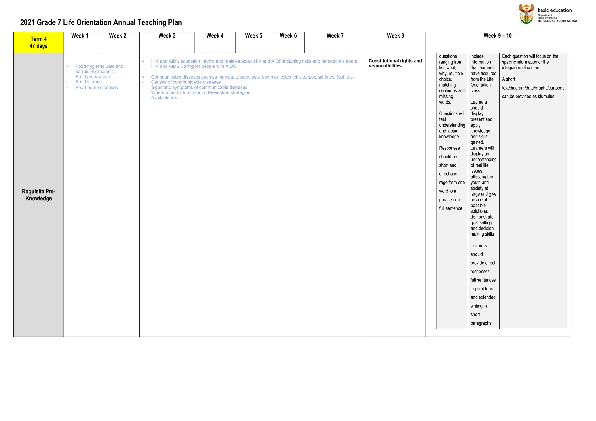 2021 Life Orientation ATP Grade 7.pdf for 2021 | PDF