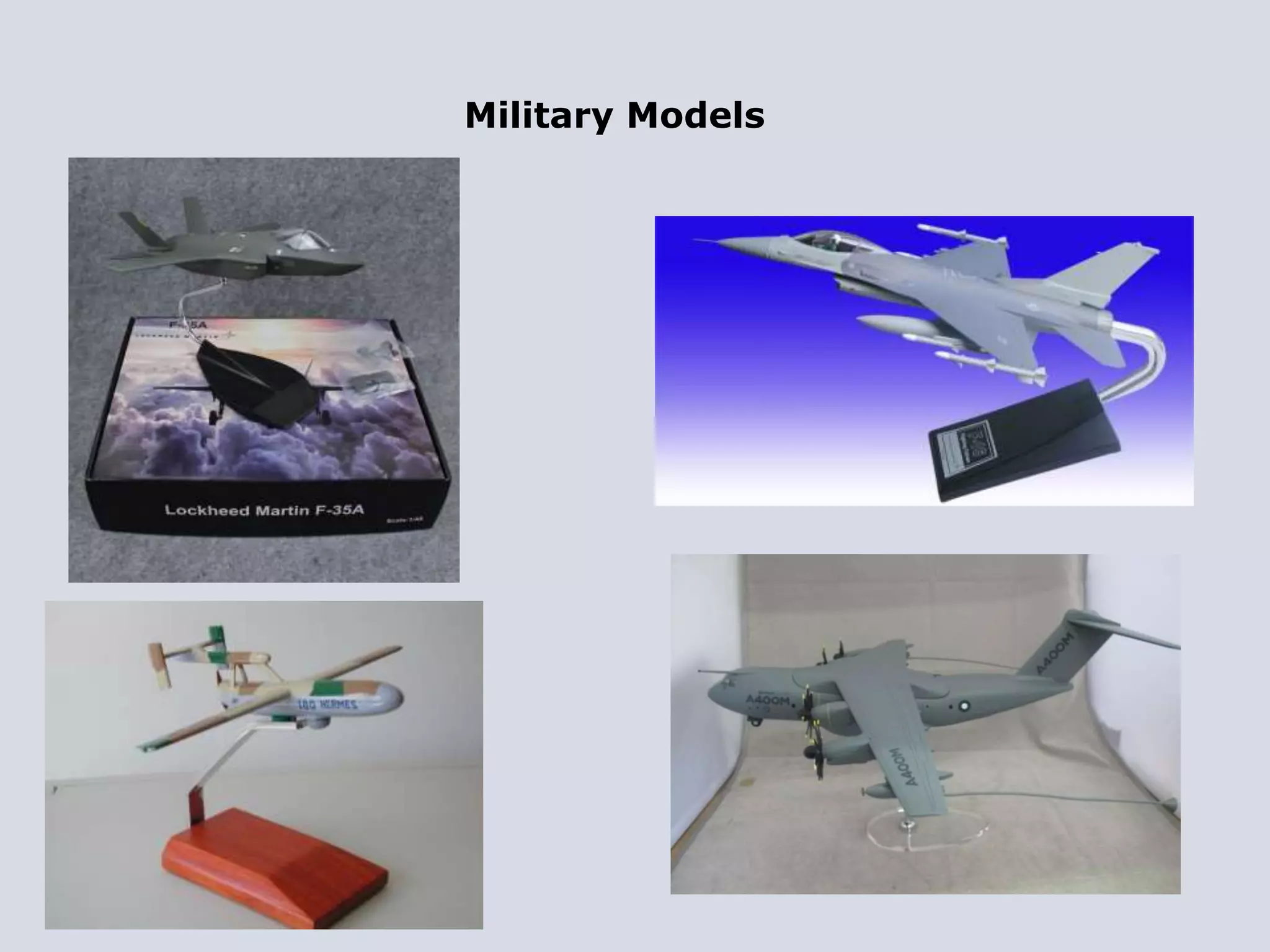 2021 LUPA Manufacturing Aircraft Models presentation | PPT