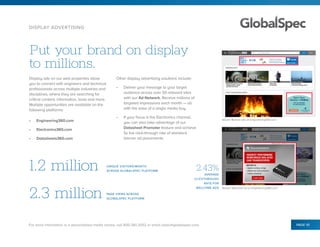 2021 Media Kit | GlobalSpec | PDF