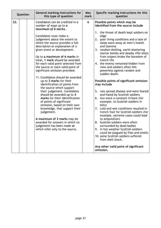 National 5 History exam - 2021 (marking instructions) | PDF