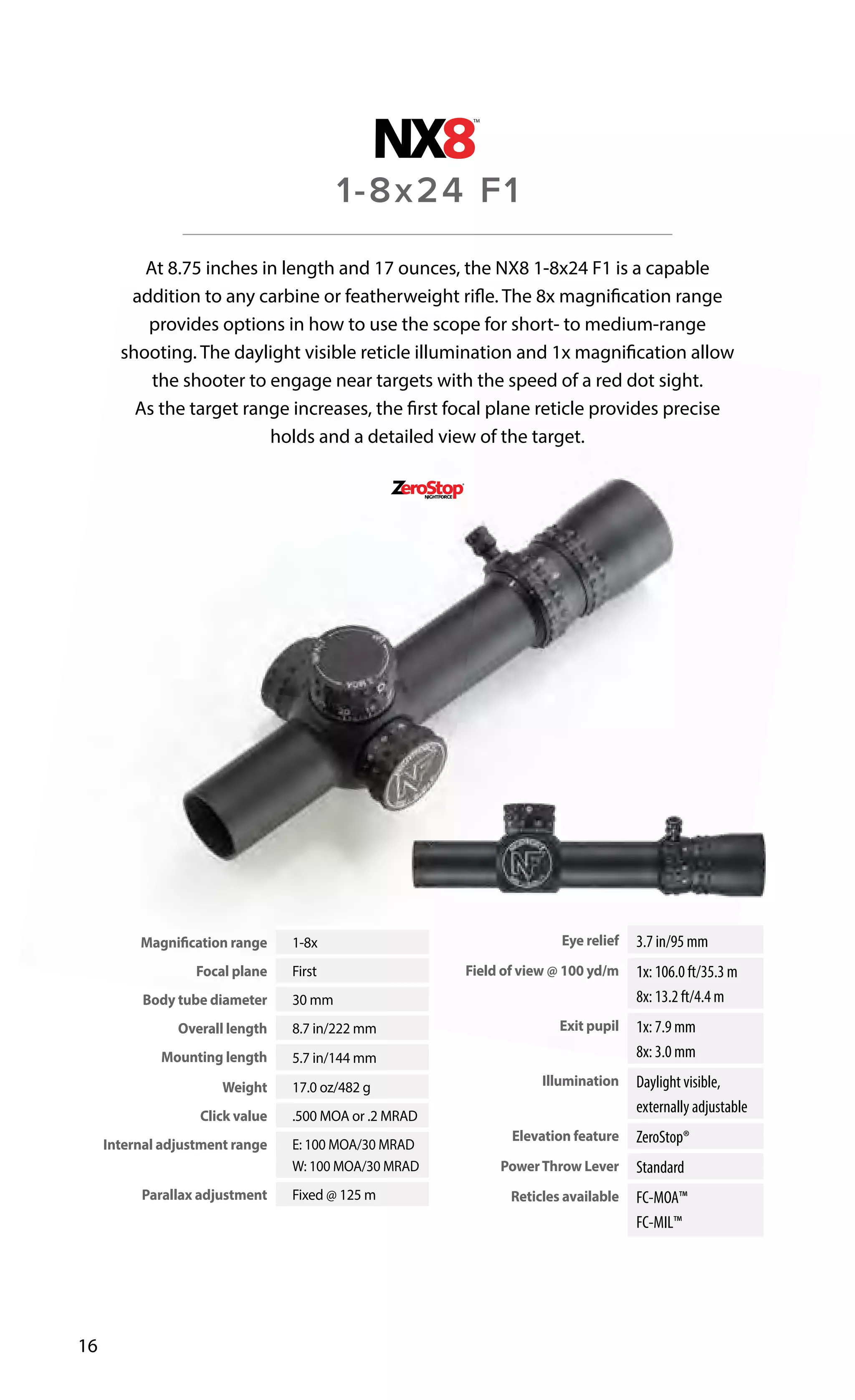 Catalog 2021 | NightForce | Optics Trade | PDF