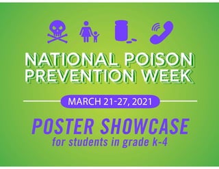 2021 National Poison Prevention Week Poster Showcase | PPT