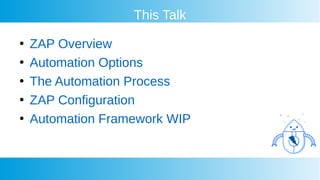 2021 ZAP Automation in CI/CD | PPT