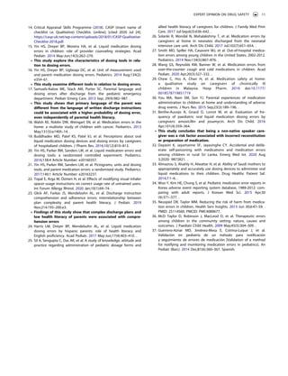 A systematic review on paediatric medication errors by parents or caregivers at home | PDF