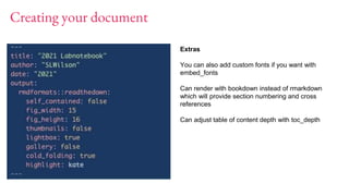 R markdown and Rmdformats | PPT