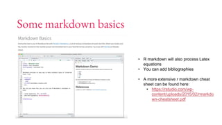 R markdown and Rmdformats | PPT