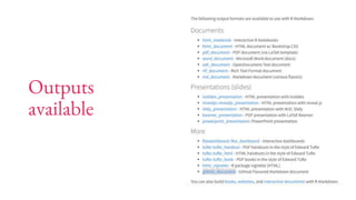 R markdown and Rmdformats | PPT | Free Download