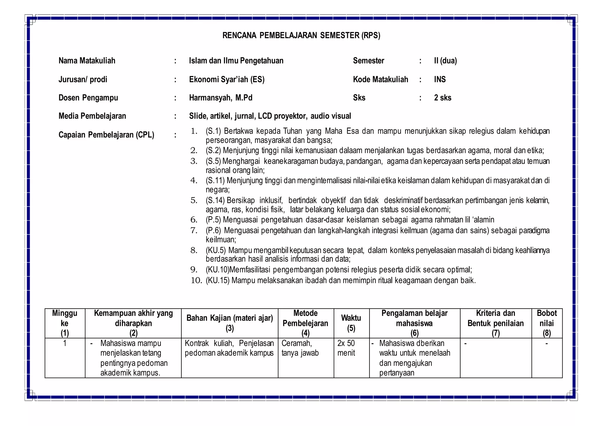 2021 RPS ُ ISLAM DAN ILMU PENEGTAHUAN.docx