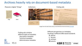 BESOCIAL A Knowledge Graph for Social Media Archiving | PPT