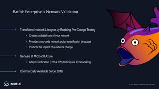 Achieving Closed Loop Firewall Automation with Batfish Enterprise & Itential | PPTX