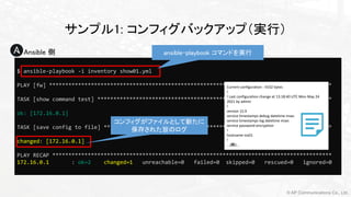 Ansible とネットワーク自動化の概要（SmartCS と Ansible の連携による自動化の可能性を体験！） | PDF