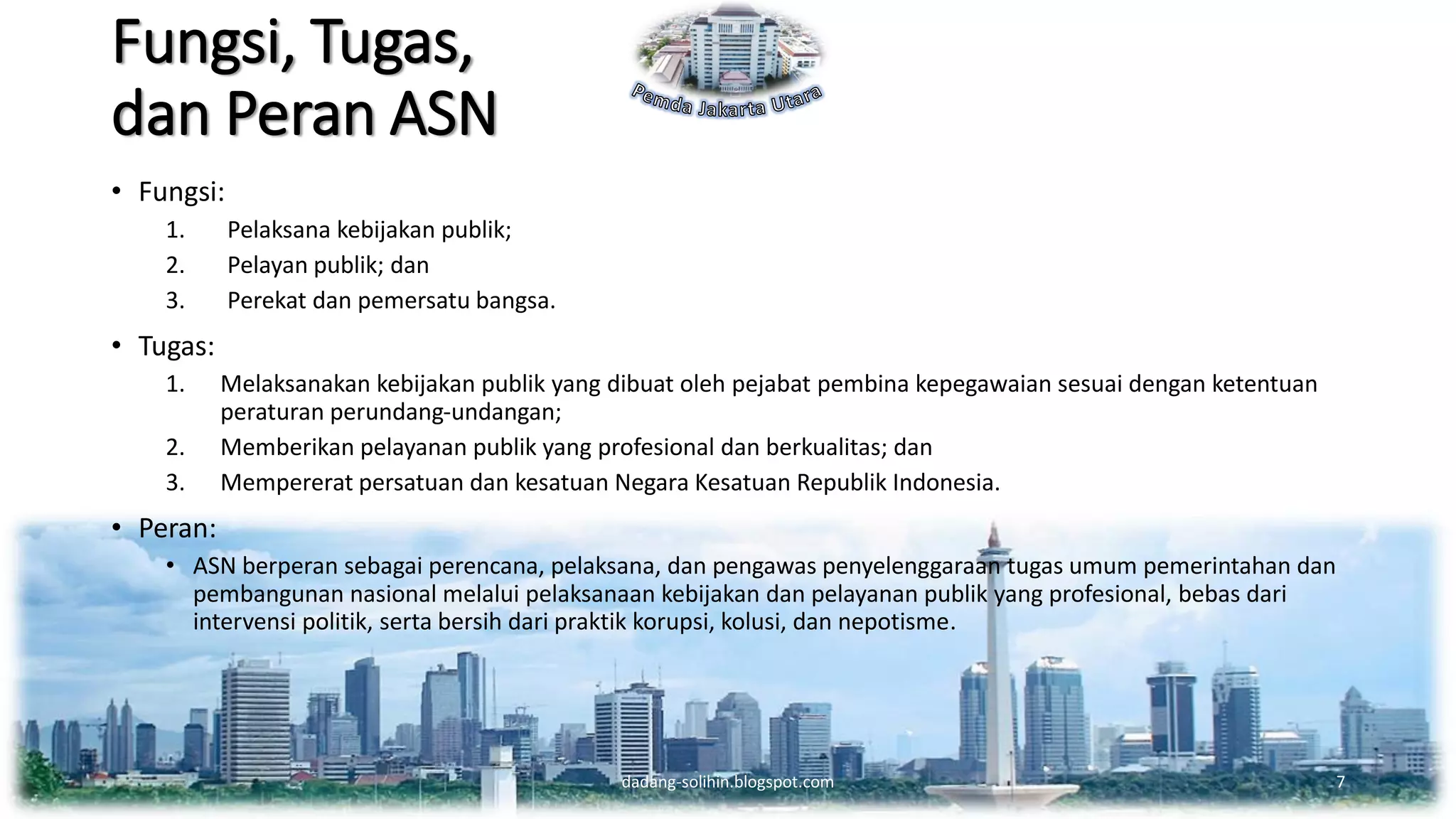 Transformasi Peran Strategis Aparatur Pemda Provinsi DKI Jakarta ...