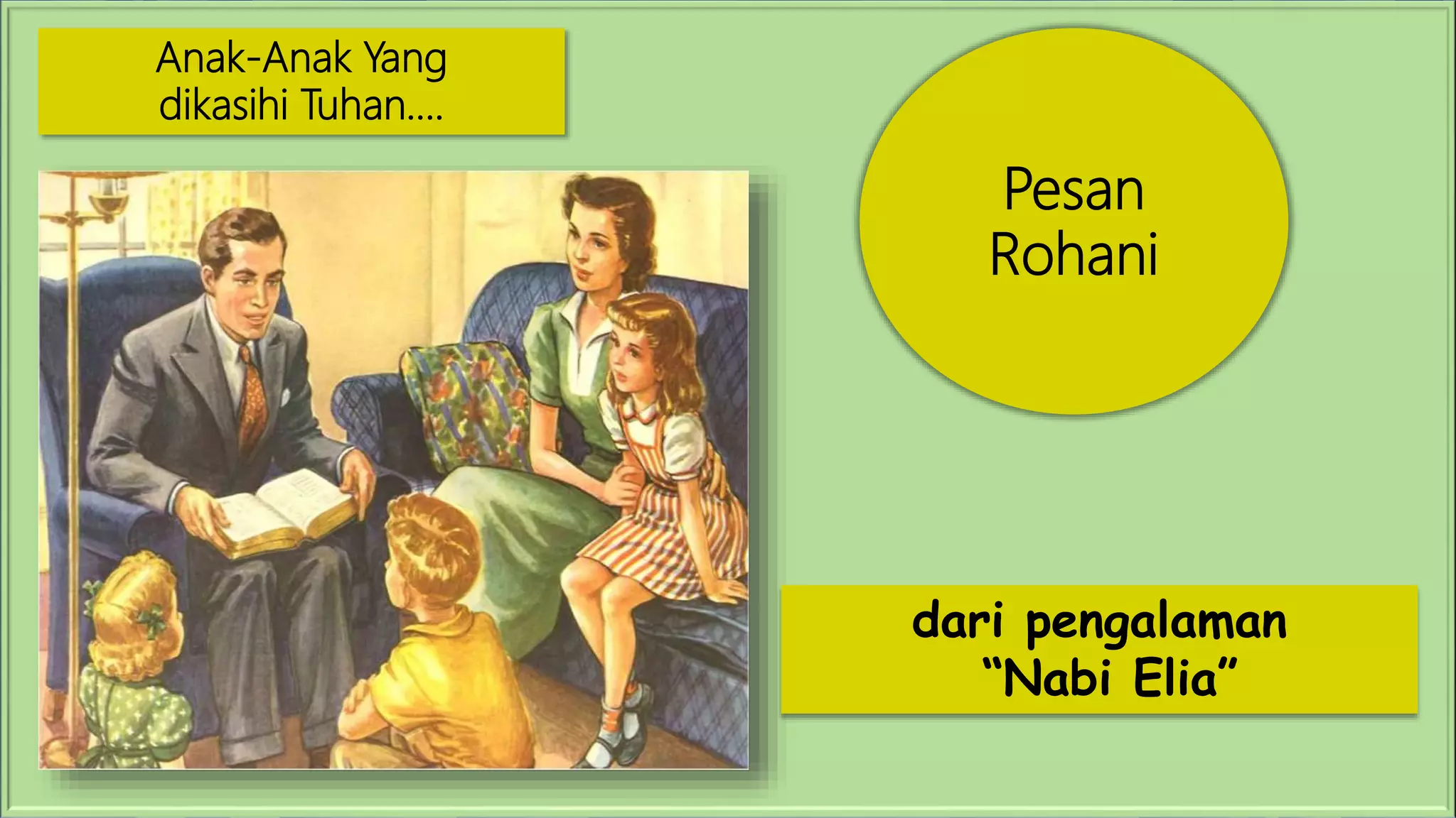 ELIA PERGI KE SARFAT | PPTX