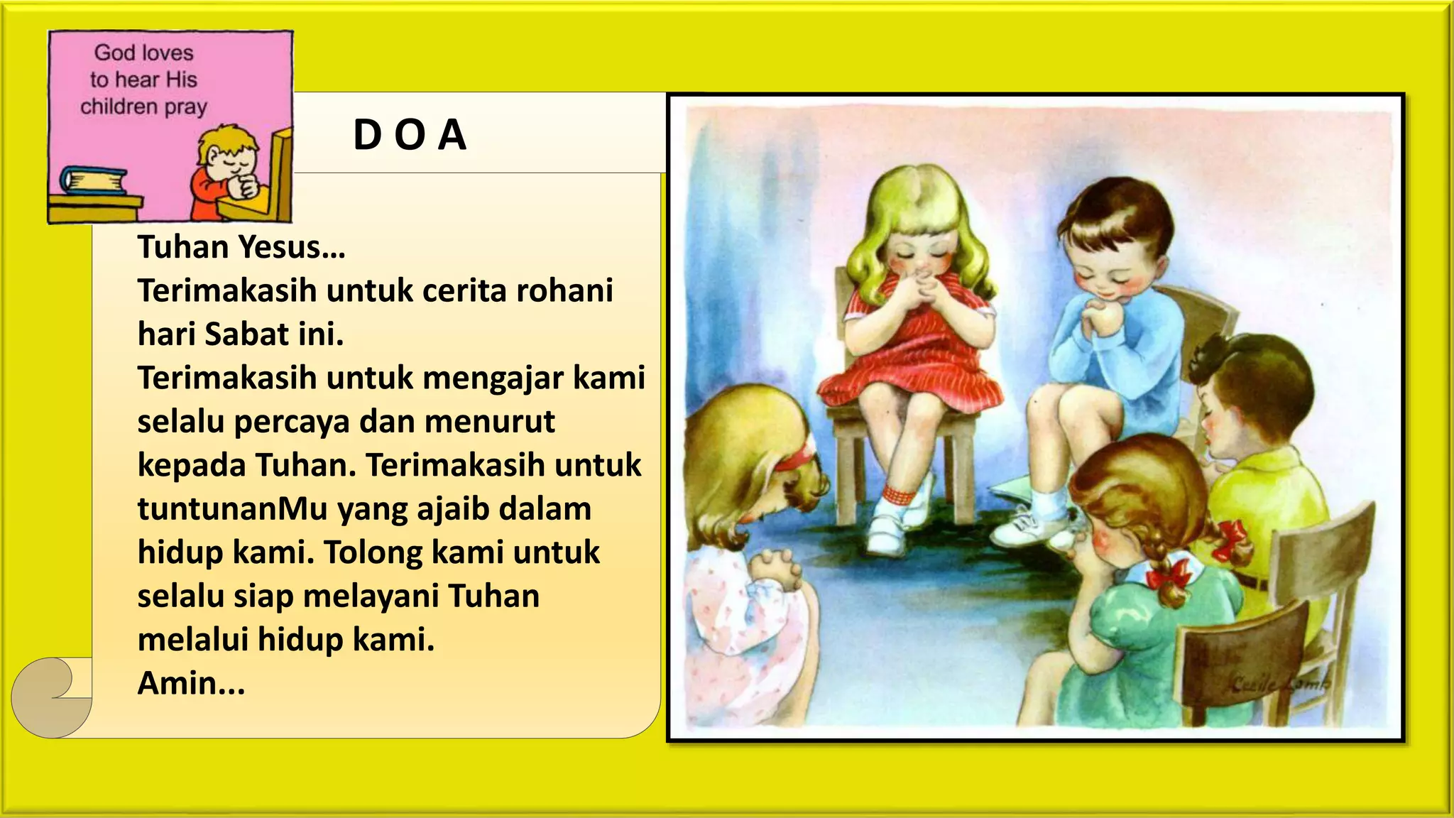 ELIA PERGI KE SARFAT | PPTX