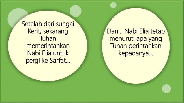ELIA PERGI KE SARFAT | PPTX | Islam | Religion & Spirituality