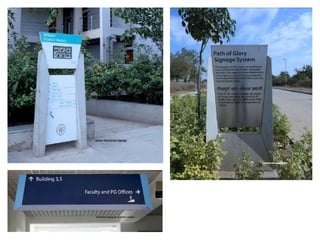 Signage study IIT GANDHINAGAR | PPTX