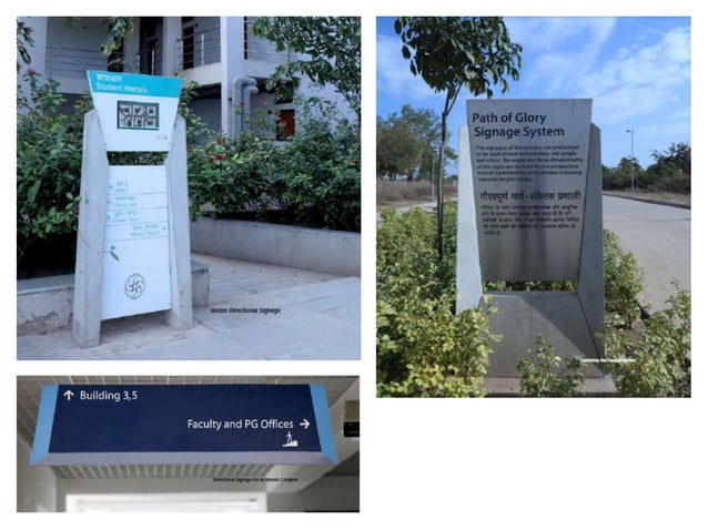 Signage study IIT GANDHINAGAR | PPTX | Civil Engineering Industry ...